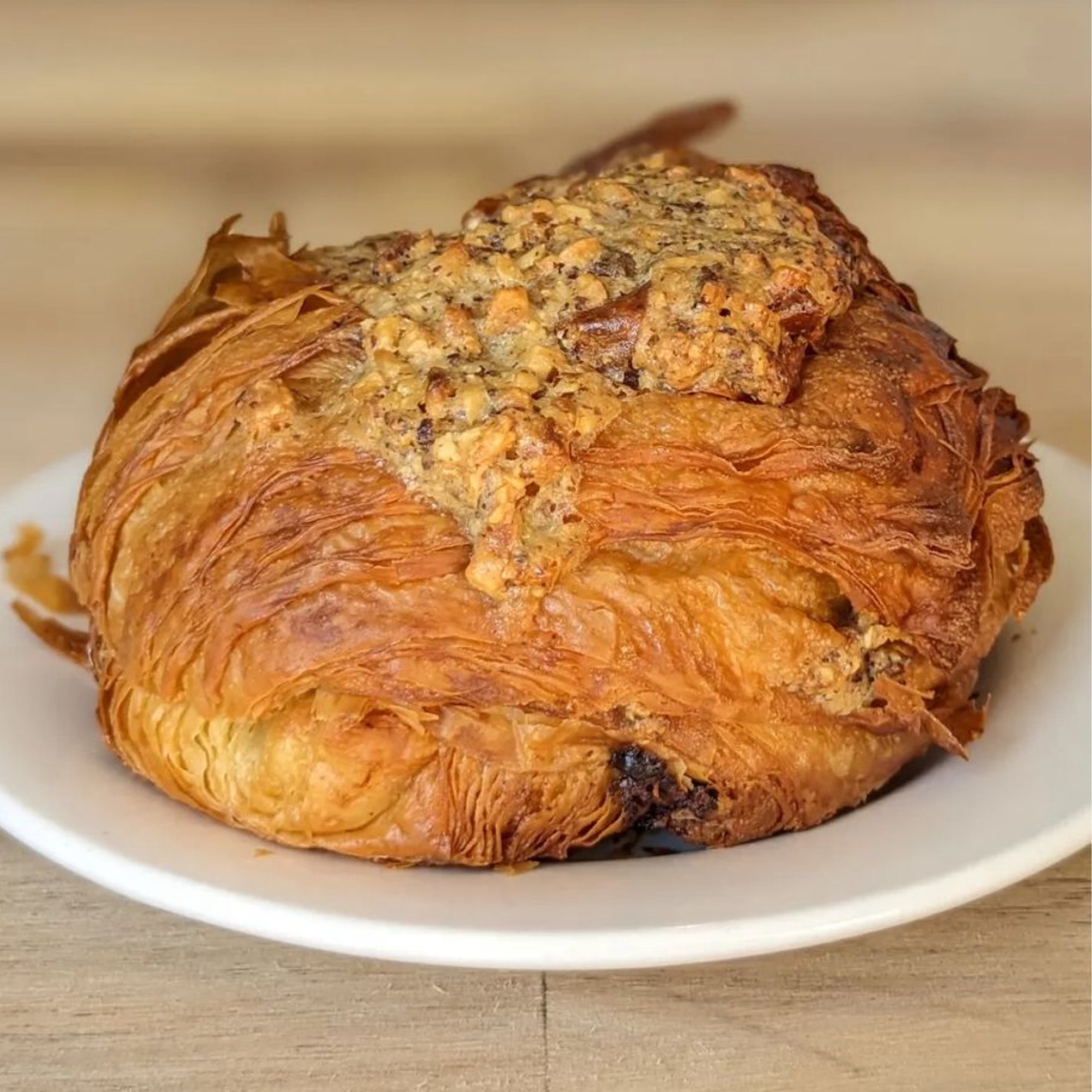 Choc hazelnut twice baked croissant | The Local Shepparton